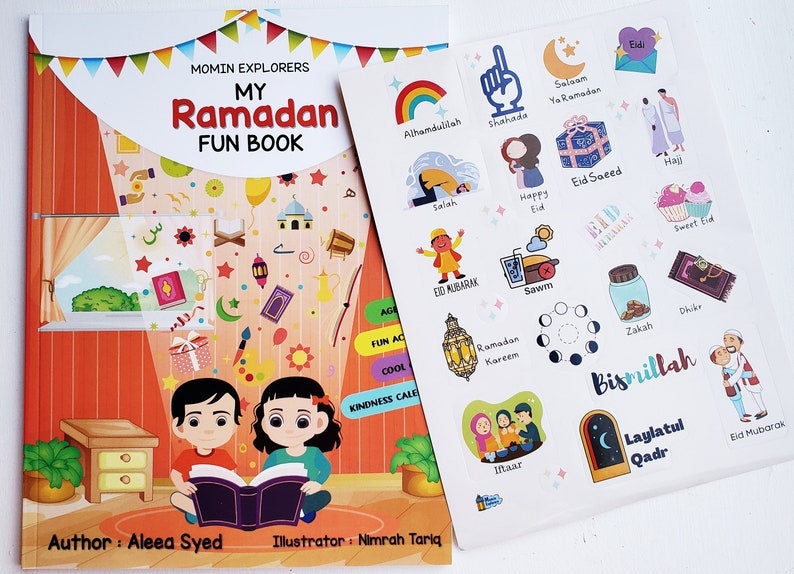 Ramadan Activity Book Eid Sale Islamic Book for Kids - Etsy