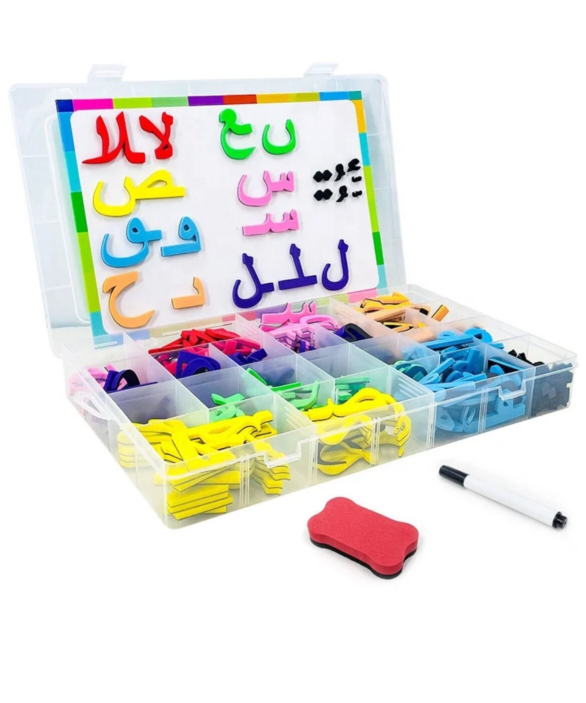 Arabic Letters Magnetic Puzzle Word Builder (190 Pcs) - Etsy