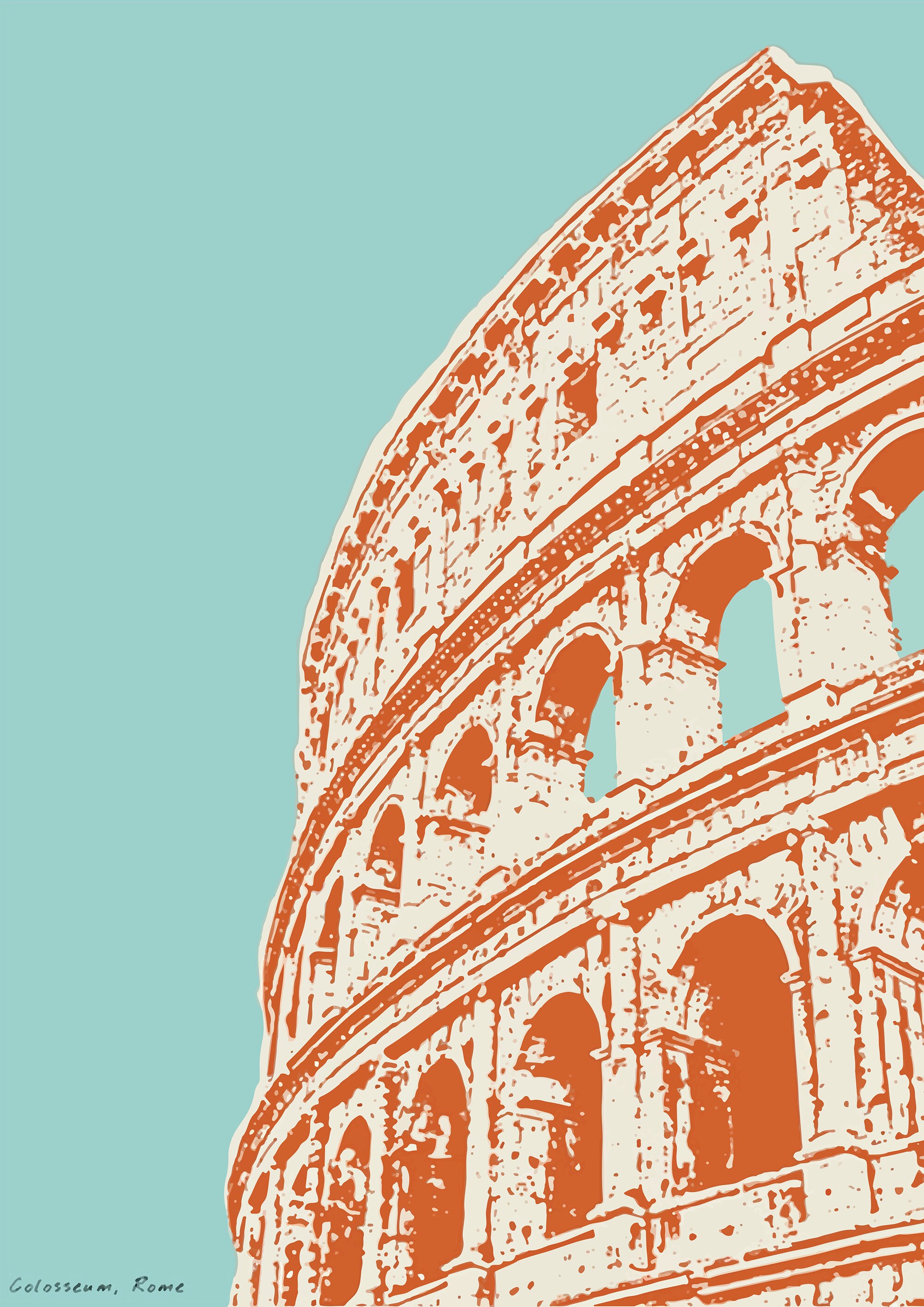 Rome, Italy Poster - Digital Print - Etsy