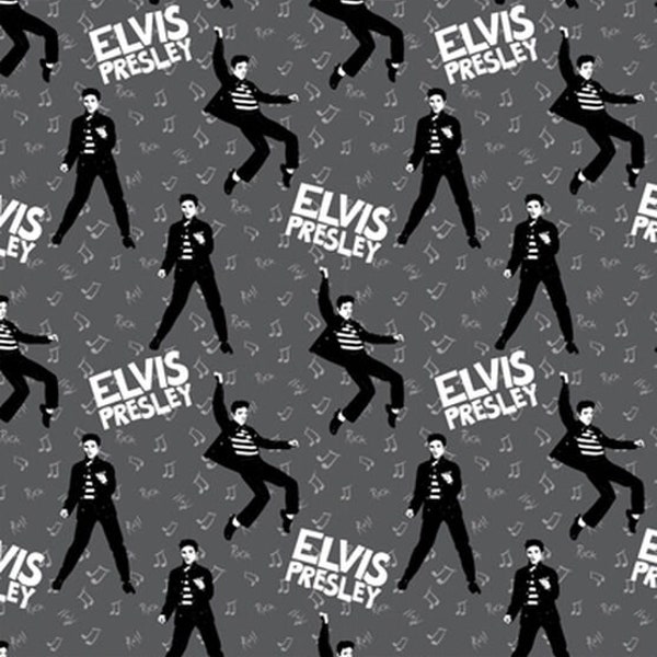 Elvis Fabric by the Yard - Etsy