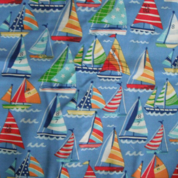 Sailboat Fabric - Etsy