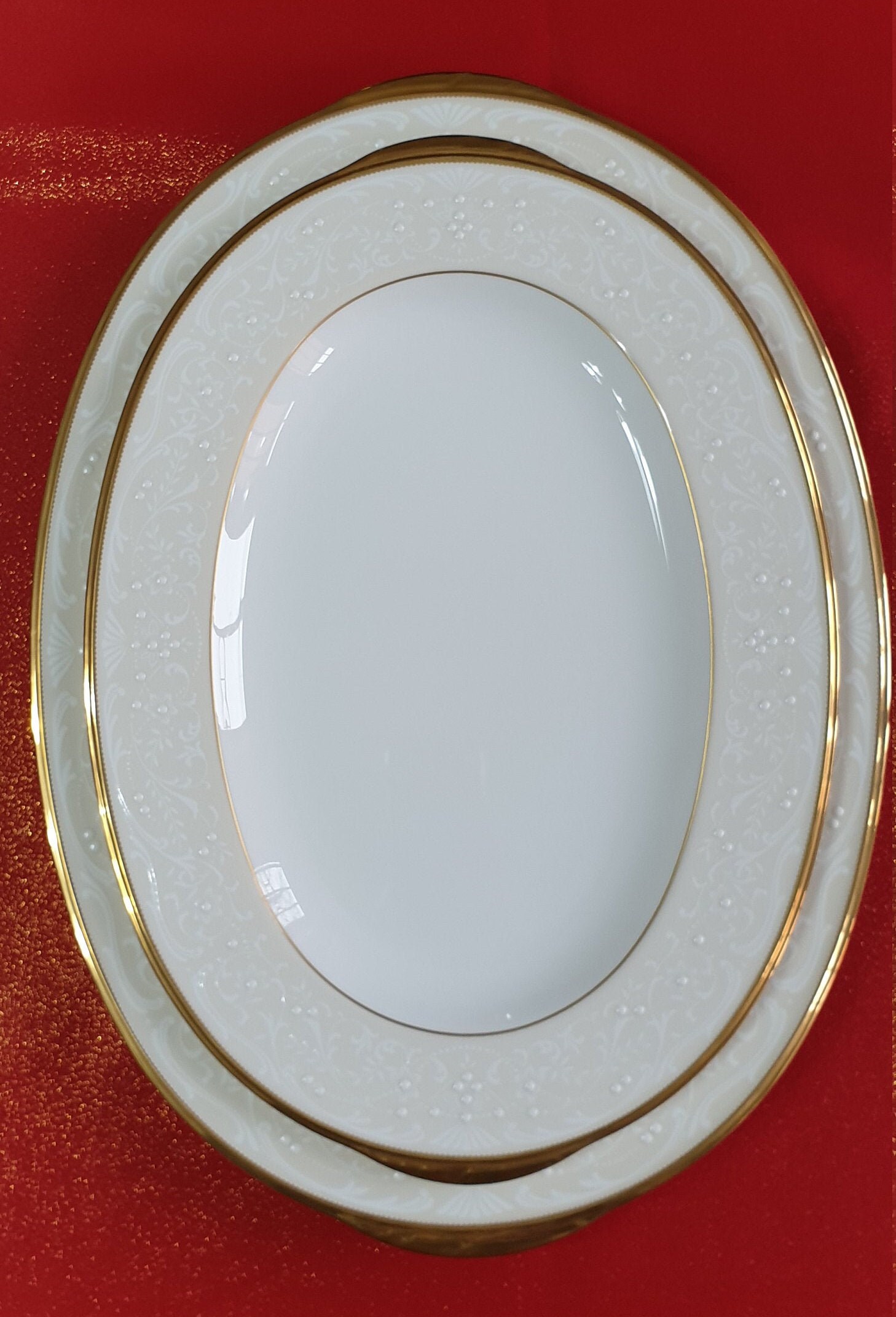 Noritake White Palace 5 Piece Dinner Set,dinnerware Collection Gala ...