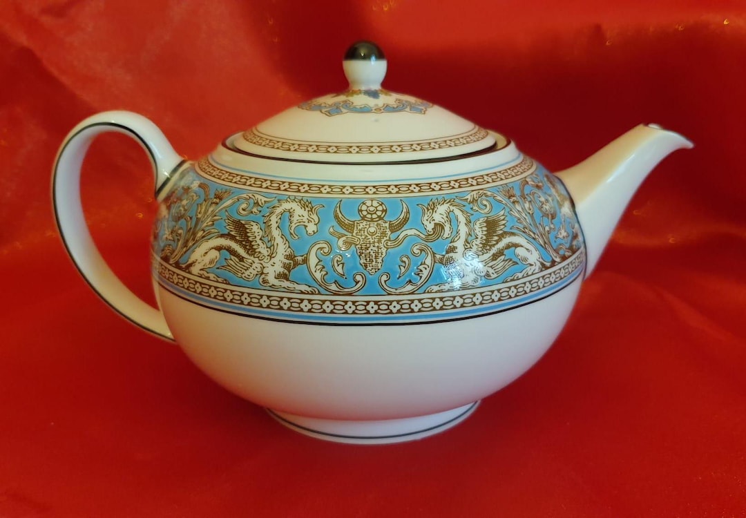 Florentine Turquoise by Wedgwood New Tea Pot 800ml,replacement Ceramic ...