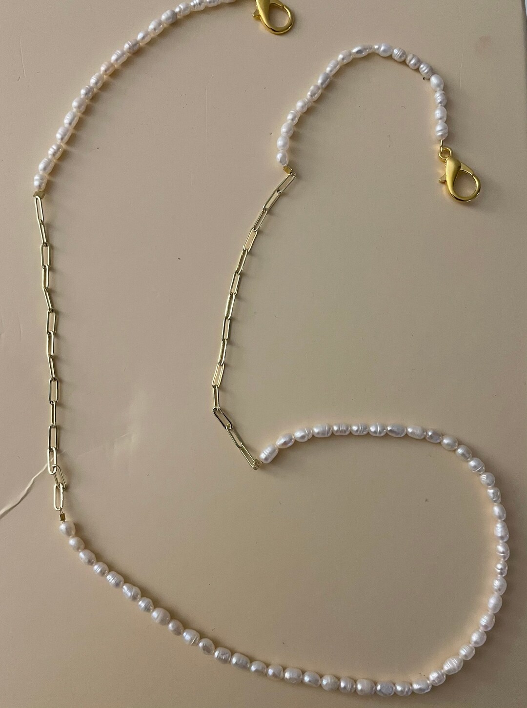 Pearl Beaded Face Mask Chain - Etsy.de