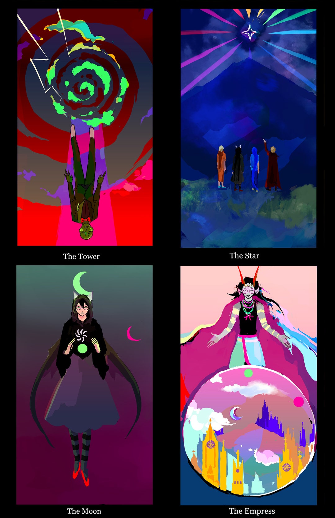 Homestuck Tarot Poster Option 3 - Etsy