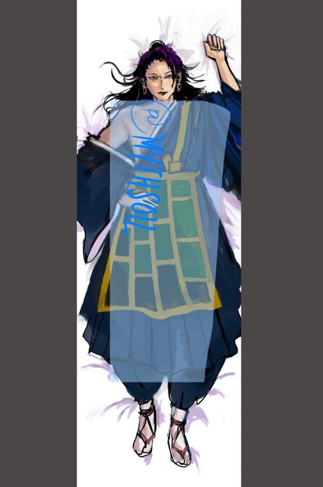 Gojo Satoru, Geto Suguru Double Sided Body Pillow Pillowcase - PREORDER ...