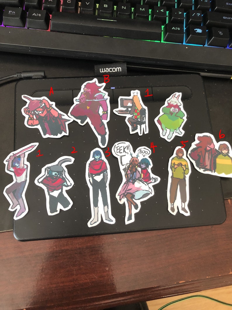 Deltarune Chapter 2 Stickers - Etsy