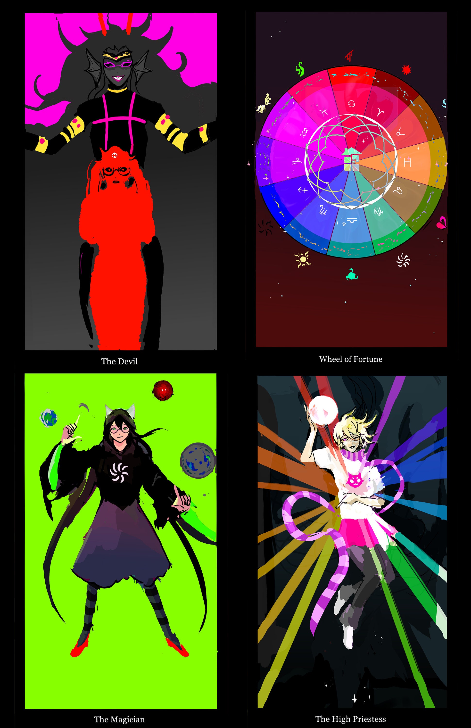 Homestuck Tarot Poster Option 1 - Etsy
