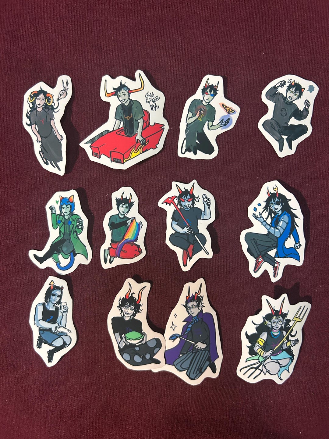 Homestuck 12 Beta Trolls Sticker Set - Etsy