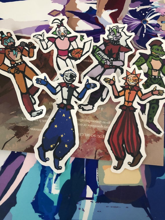 FNAF Security Breach Stickers - Etsy