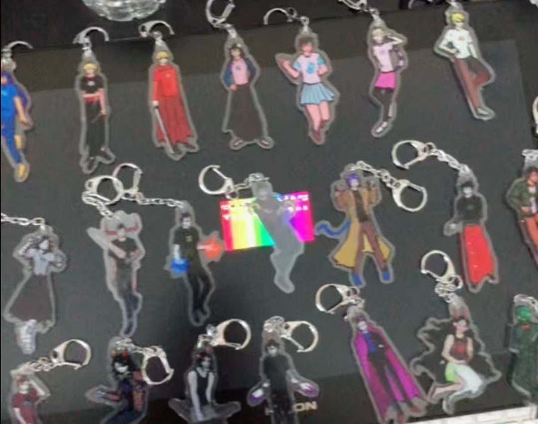 Homestuck Beta Troll Calliope and Caliborn Charms - Etsy