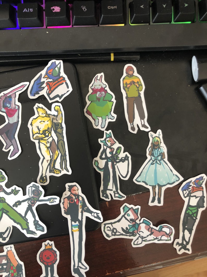 Deltarune Chapter 2 Stickers - Etsy