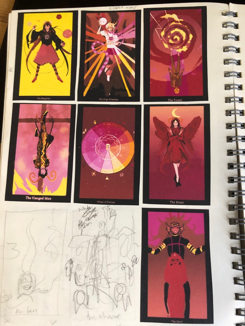 Homestuck Tarot Stickers Major Arcana and Full Set - Etsy