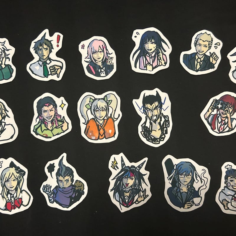 Danganronpa Stickers - Etsy
