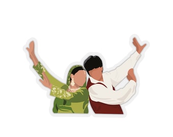 Shahrukh Khan Sticker Sheet Pack (set of 1- Contains 4 Stickers) | DDLJ ...