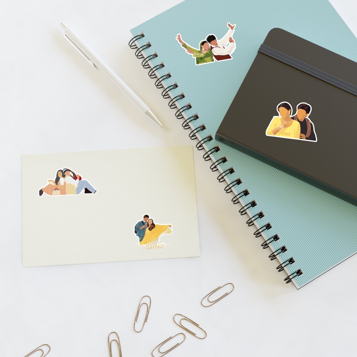 Shahrukh Khan Sticker Sheet Pack (set of 1- Contains 4 Stickers) | DDLJ ...