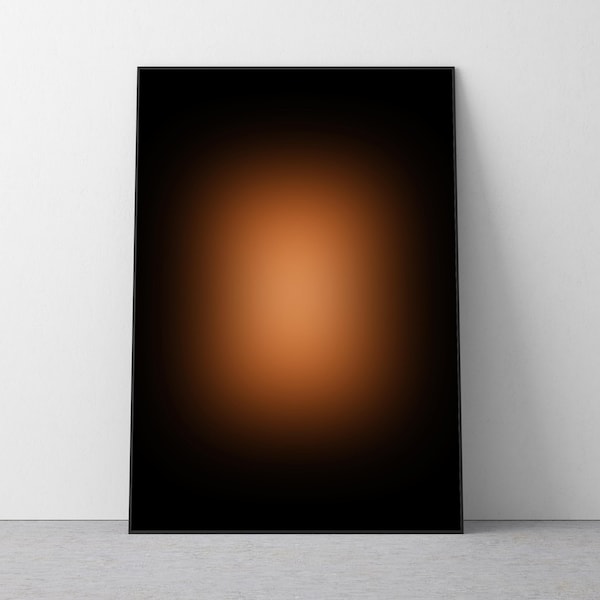 Glowing Copper Print - Etsy