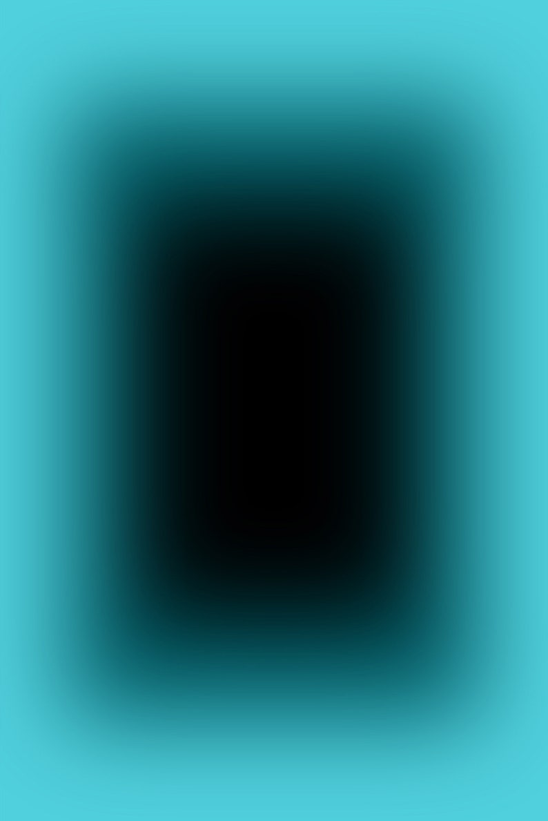 Electric Blue Rectangular Gradient Fine Art Print A Striking Display of ...