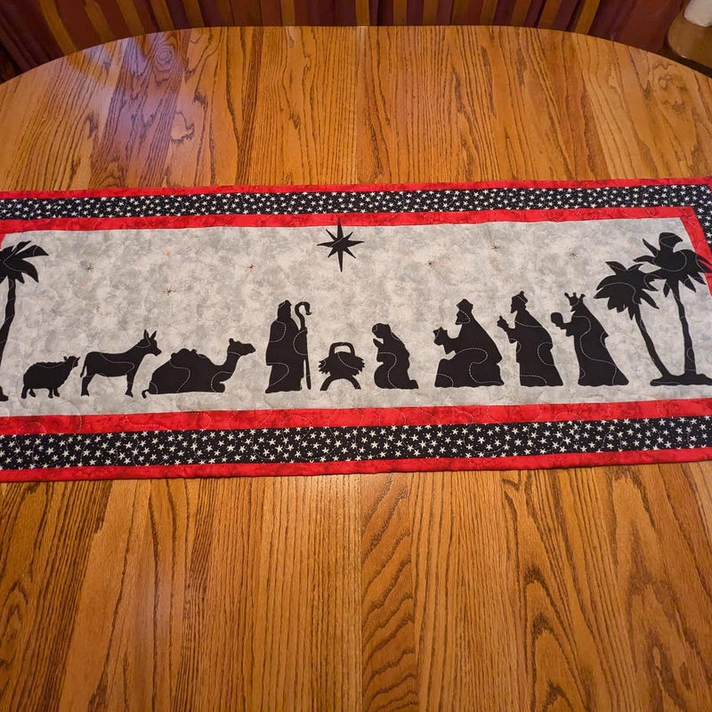 Nativity Table Runner Kit - Etsy