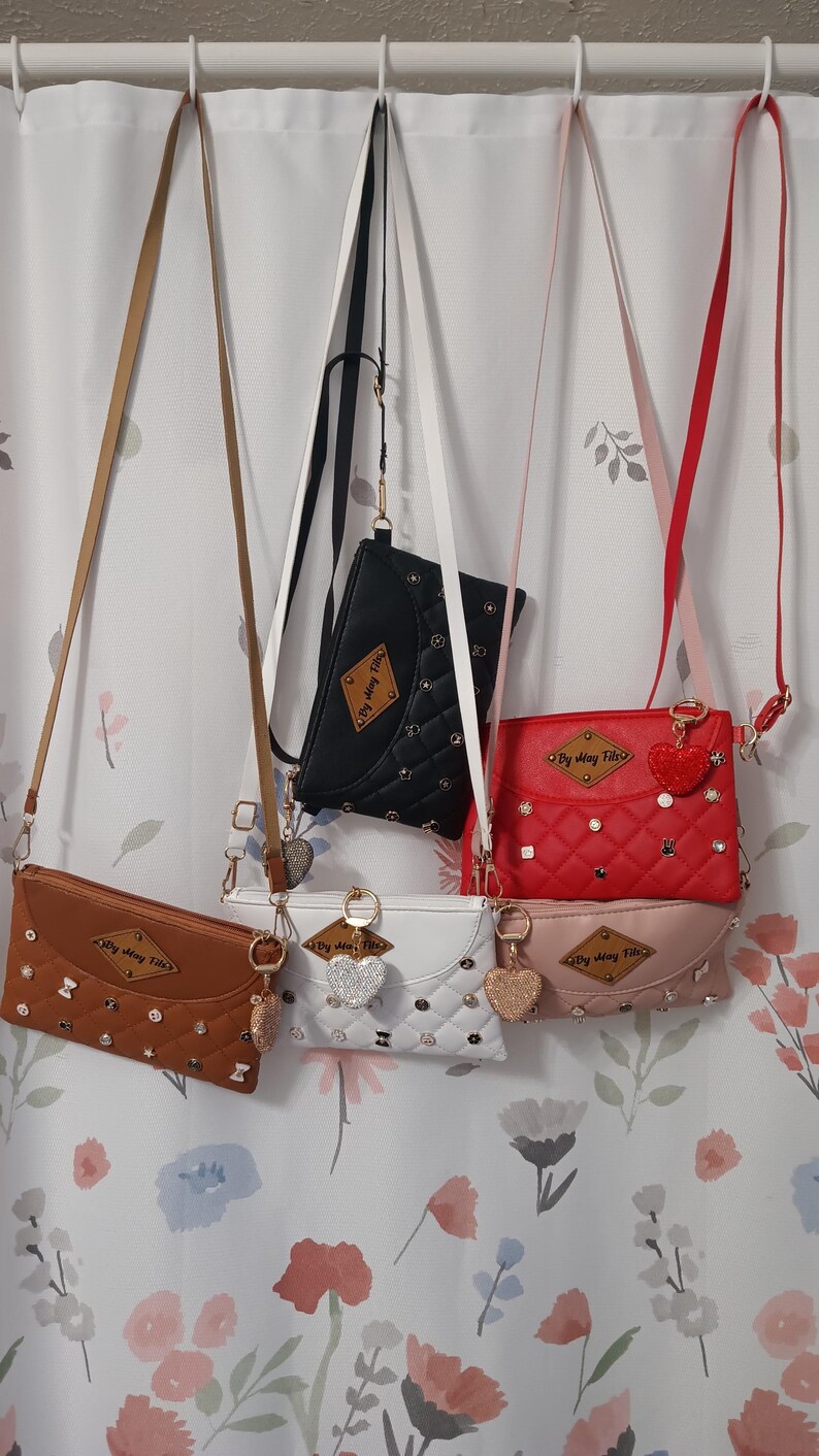 May Fils the Fold Little Post Love Letter Crossbody Handbag Color White ...