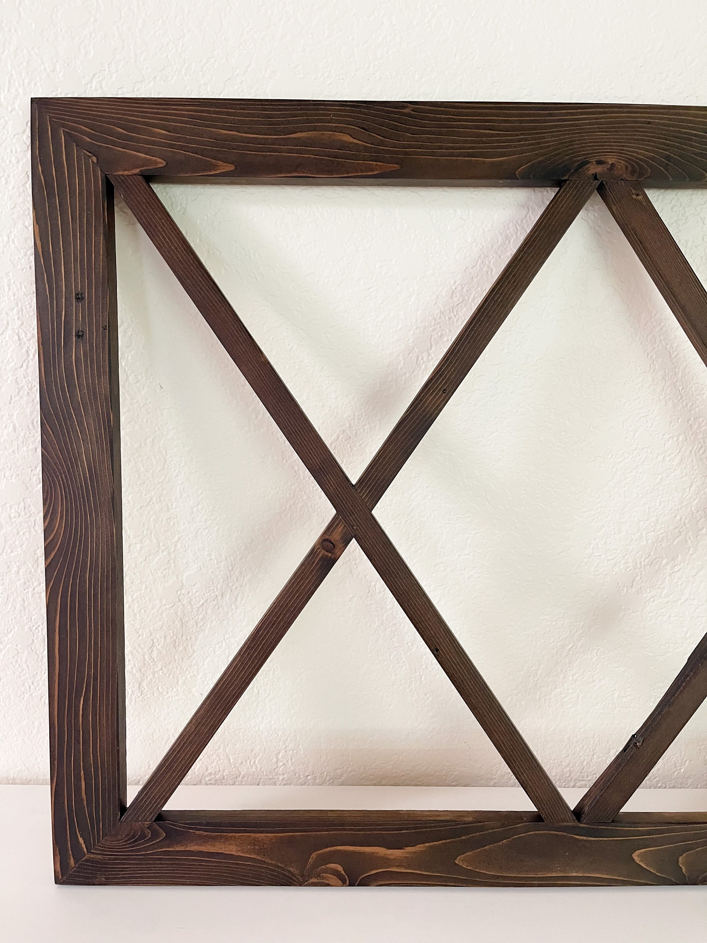 Farmhouse Window Frame With Wreaths Window With Wreaths - Etsy