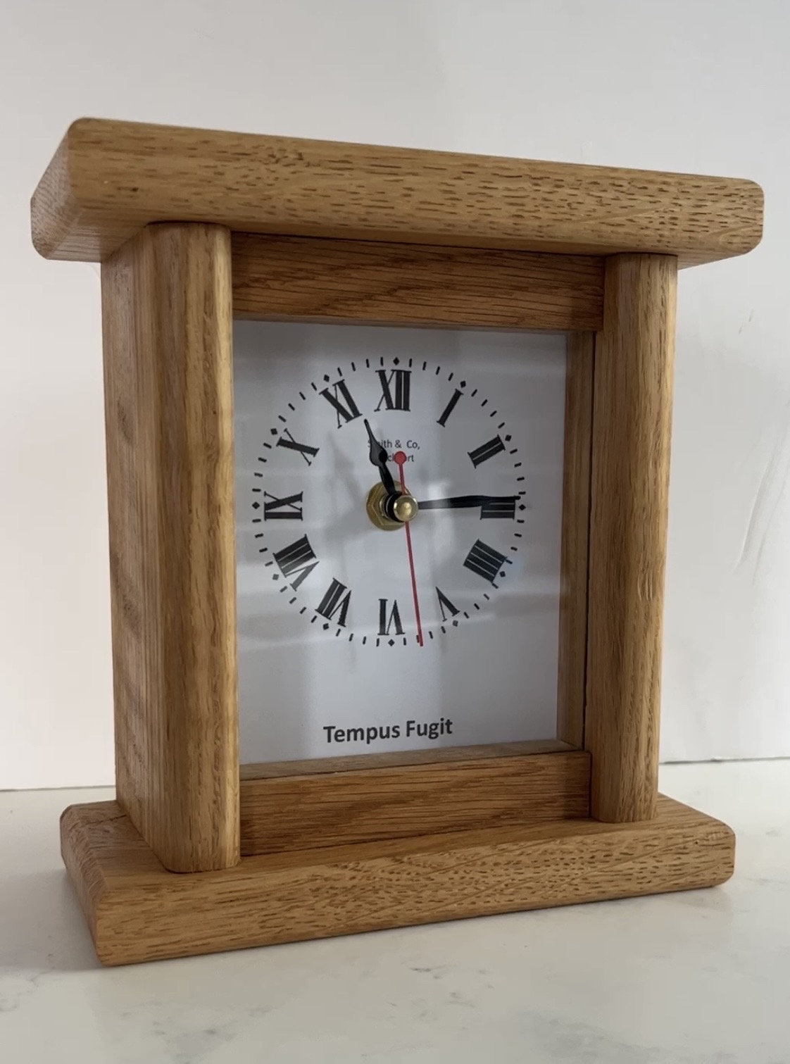 Oak Carriage Style Mantle Clock - Etsy