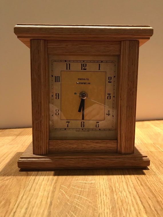 Oak Mantle Clock. - Etsy