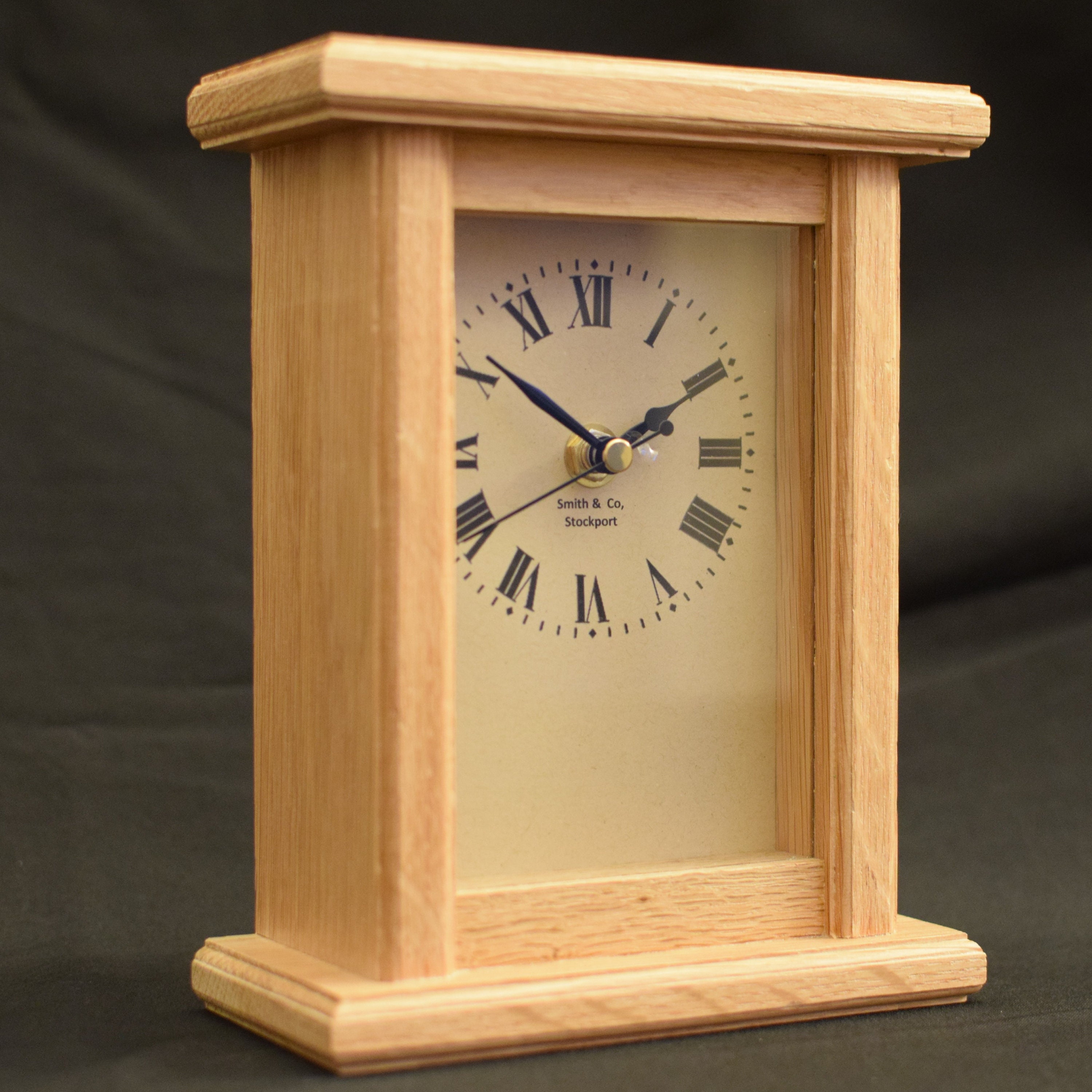 Oak Carriage Style Mantle Clock | Etsy