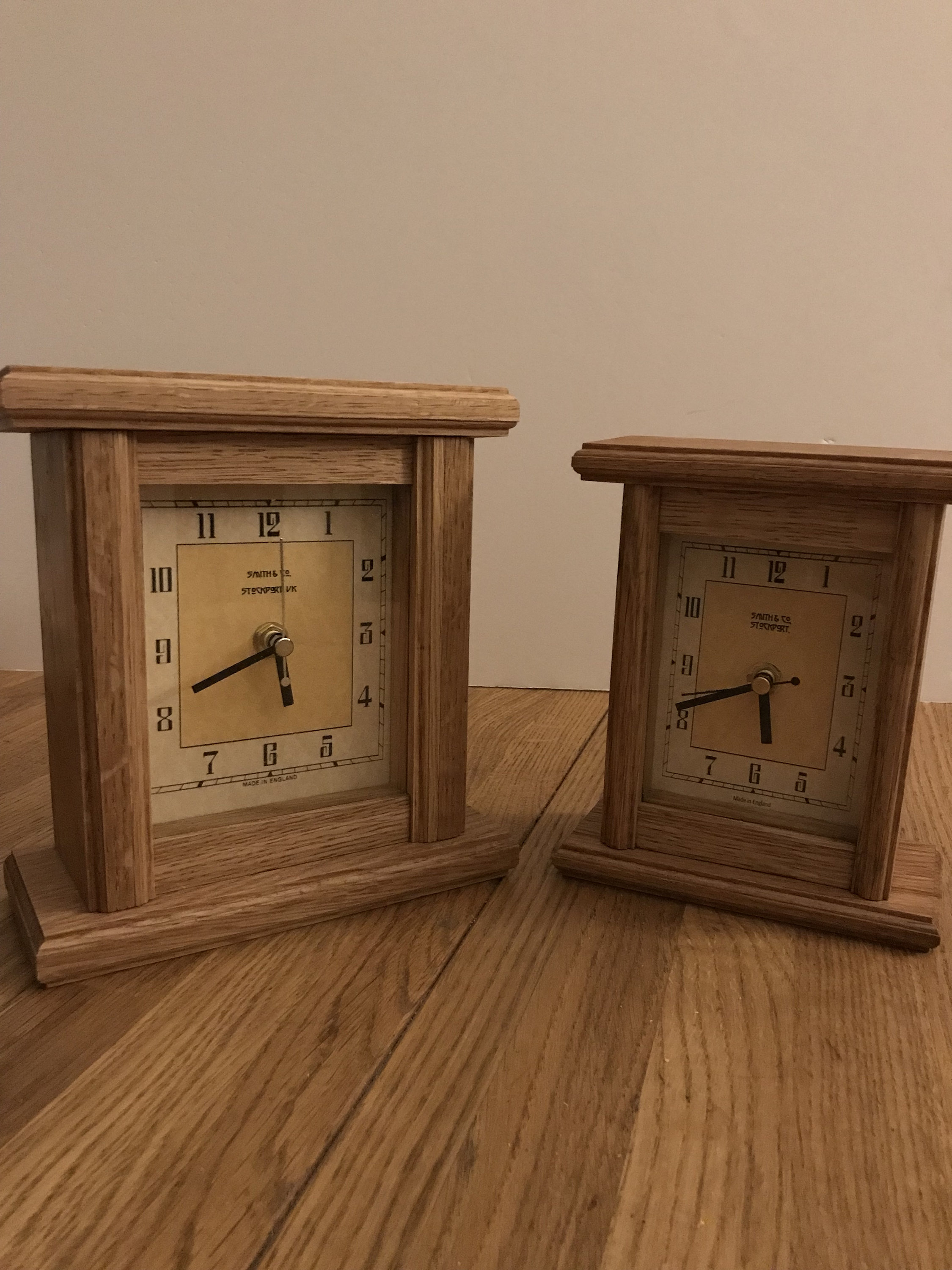 Oak Mantle Clock. - Etsy