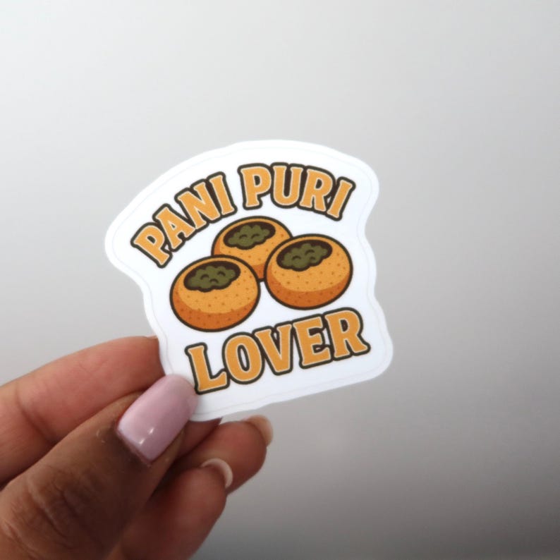Pani Puri Lover 2x2" Sticker - Etsy