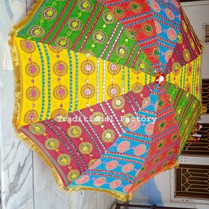 New Rajasthani Multi Color Handmade Big Parasols Beautiful Unique ...
