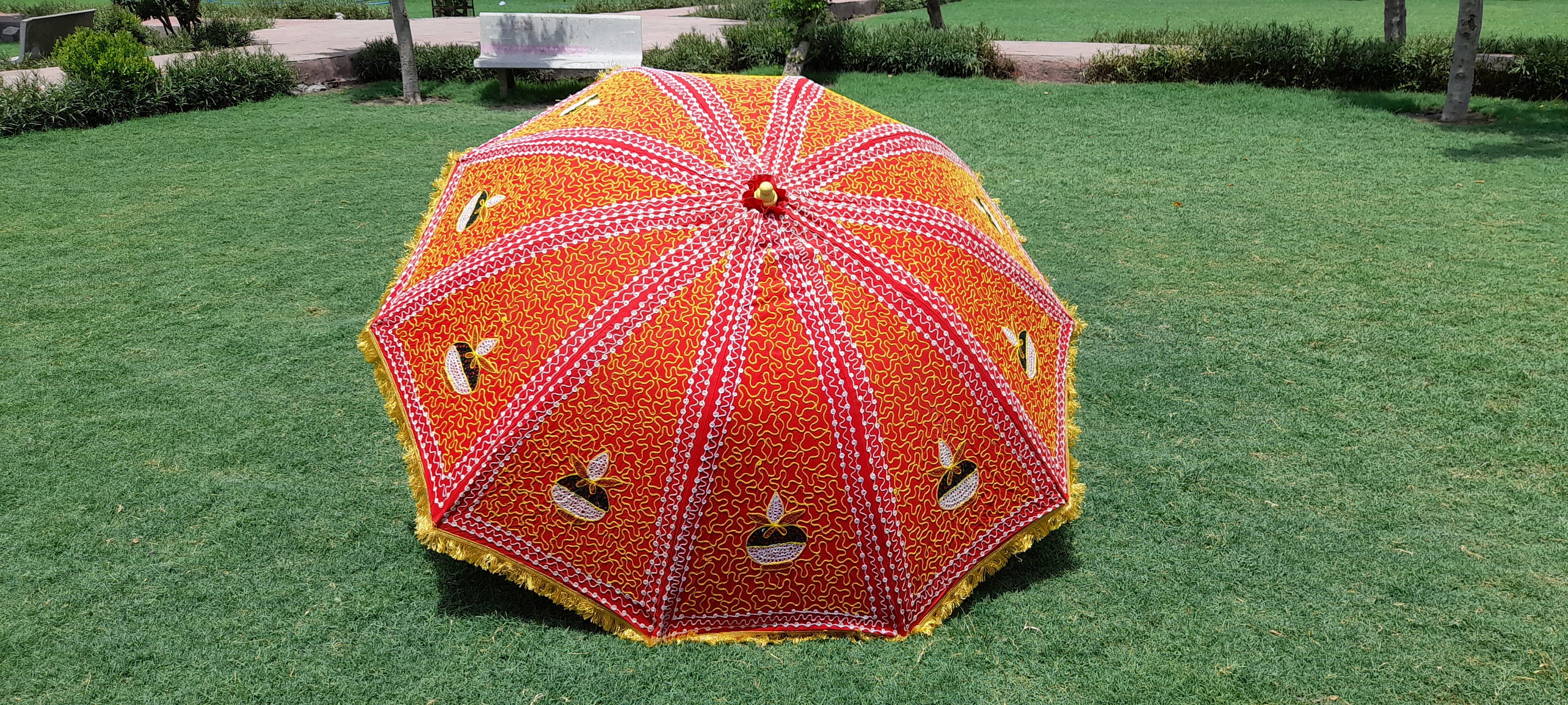 Unique Deepak Art Antique Orange Color Embroidery Decorative - Etsy