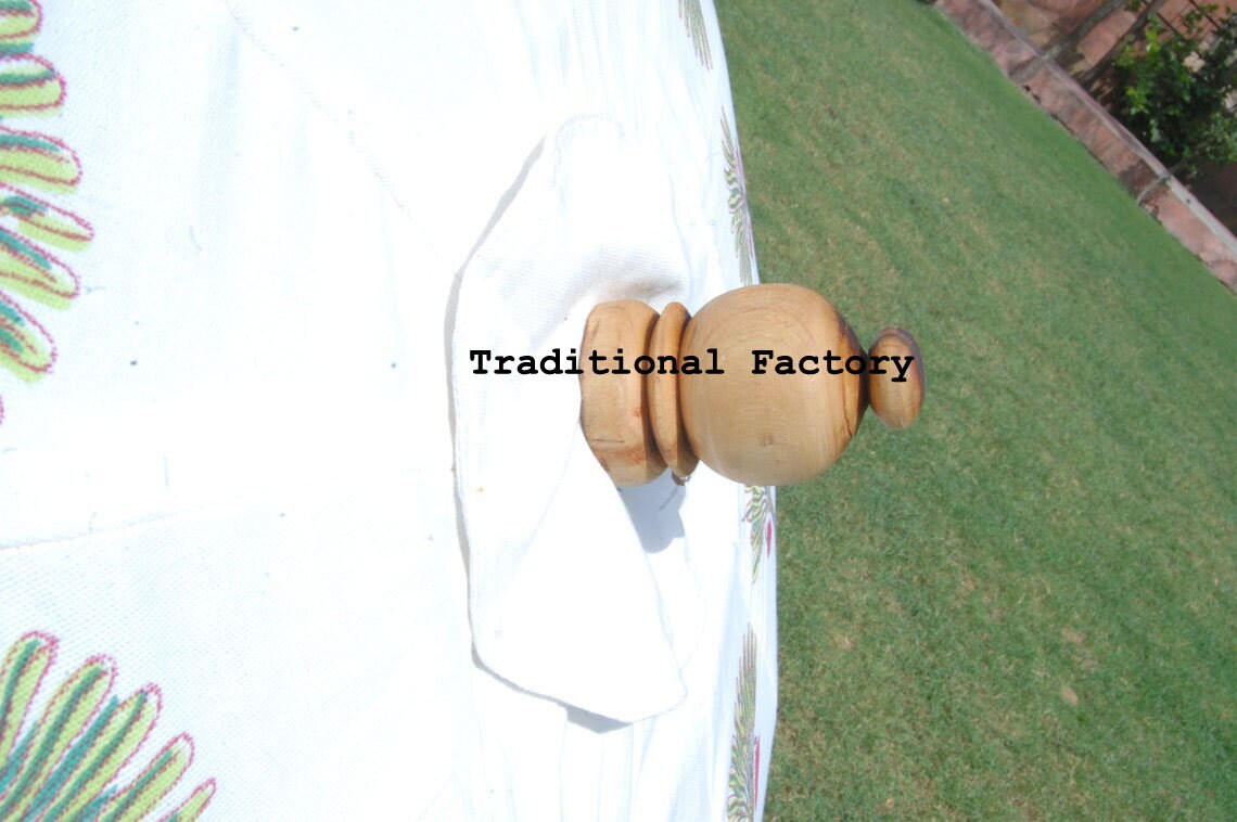 Beautiful Palm Tree Design Block Print Umbrella Outdoor | Etsy