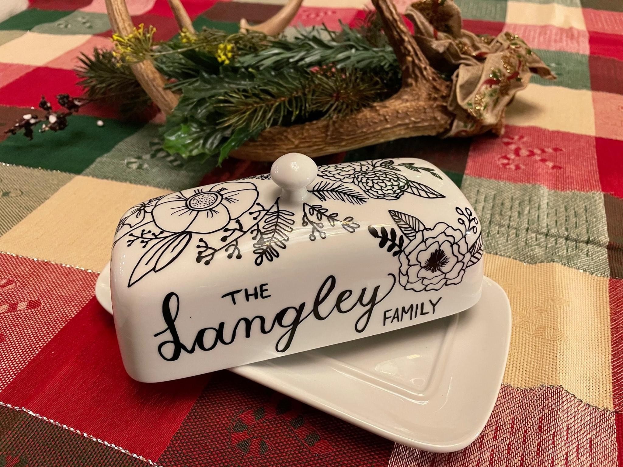 Custom Design Butter Dishes Square Model, Vegan Butter - Etsy