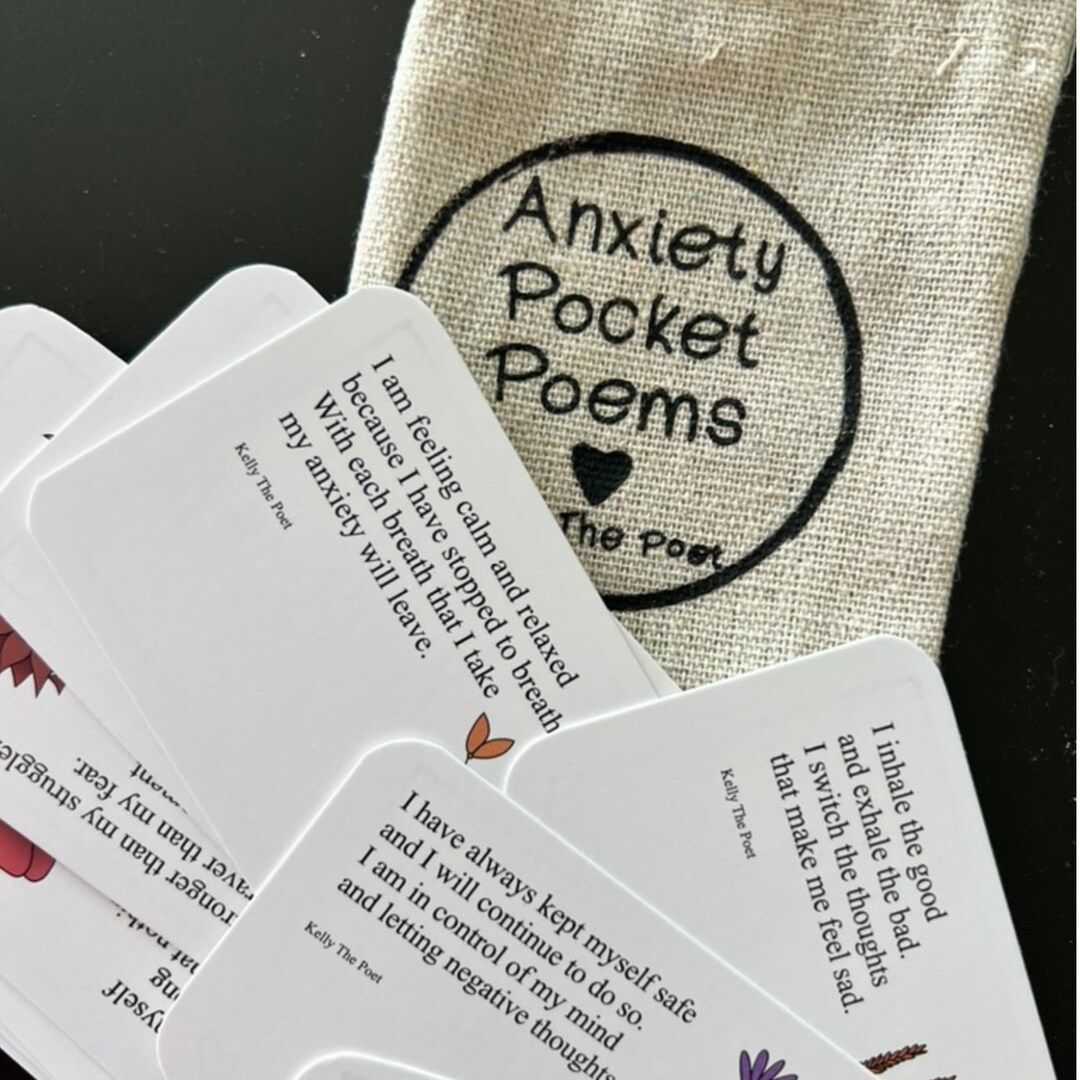 Anxiety Pocket Poems + Free Link to an Audio Meditation Recording - Etsy