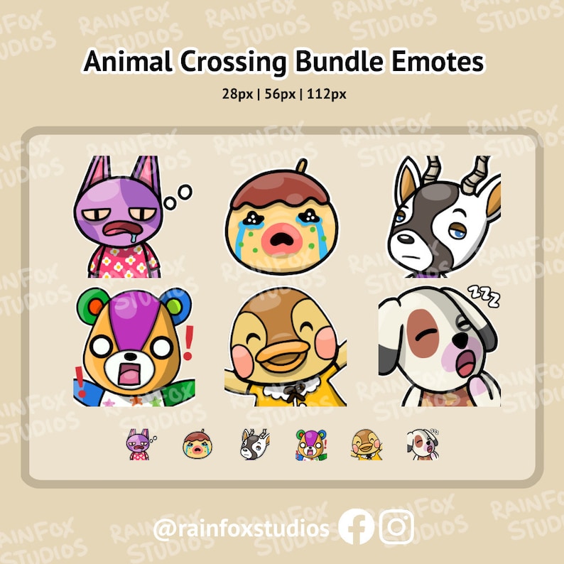 Sleepy, Crying, Judging, Shocked, Happy and Yawning Animal Crossing ...