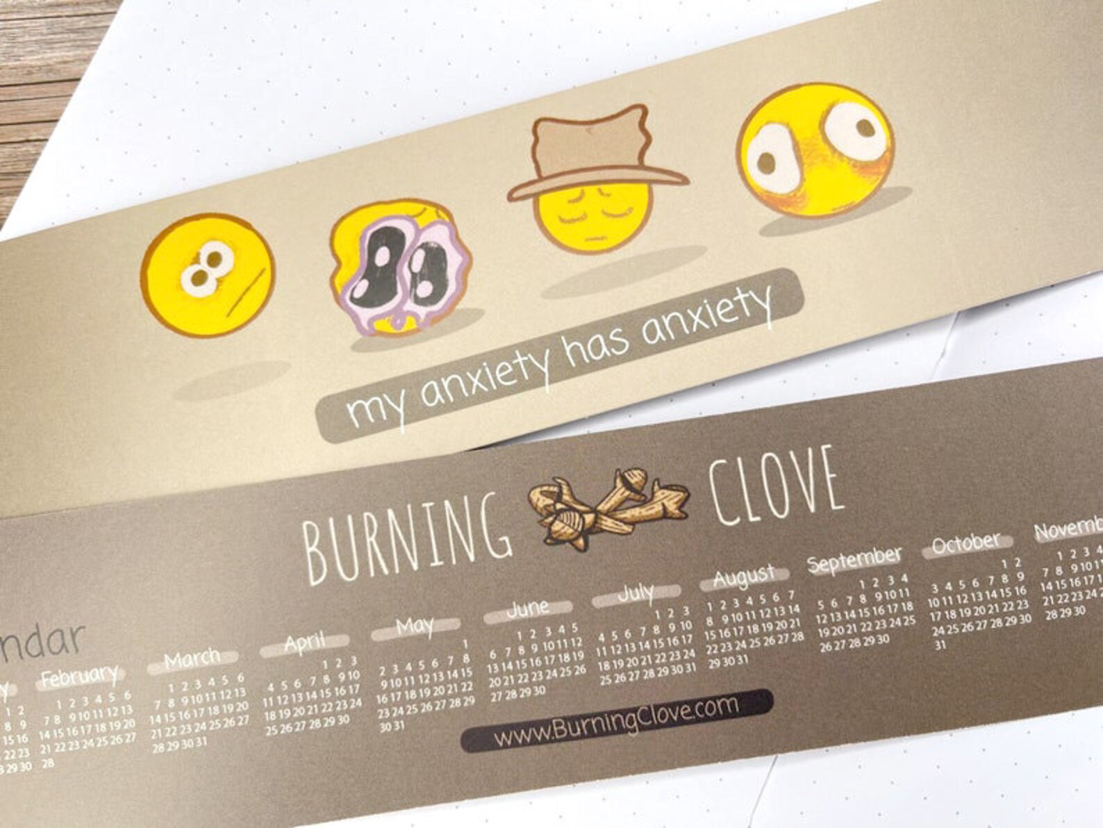 Emo-jis Bookmark / 2" X 8" - Etsy