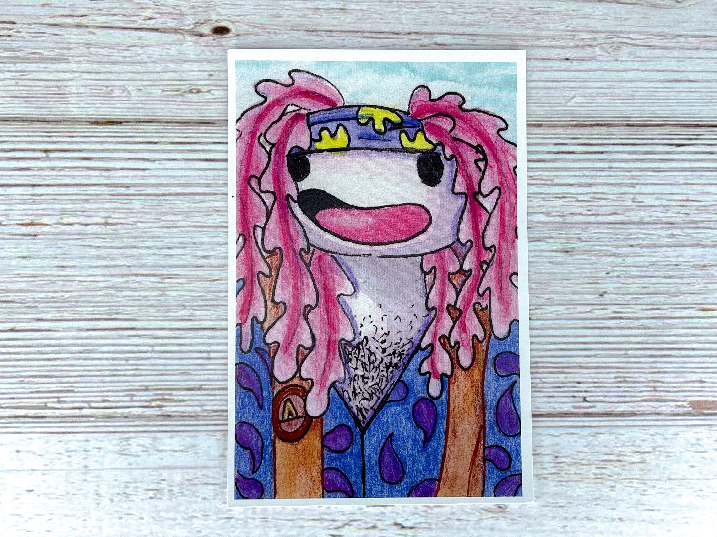 Axolotl Surrealism Postcards / 4"x6" (set of 4) - Etsy