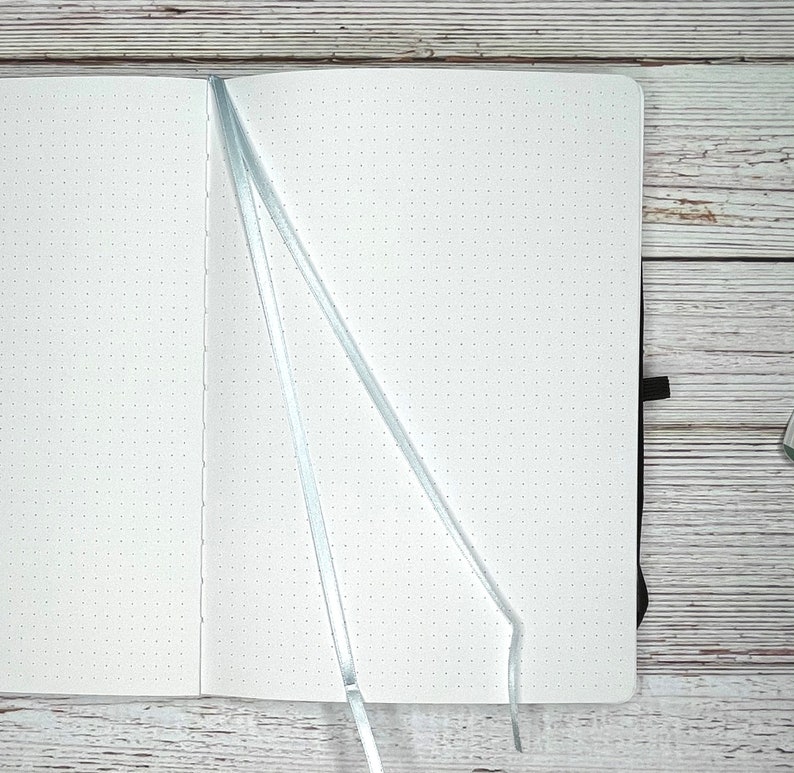 Paper Plane Black B5 Dot Grid Notebook - Etsy