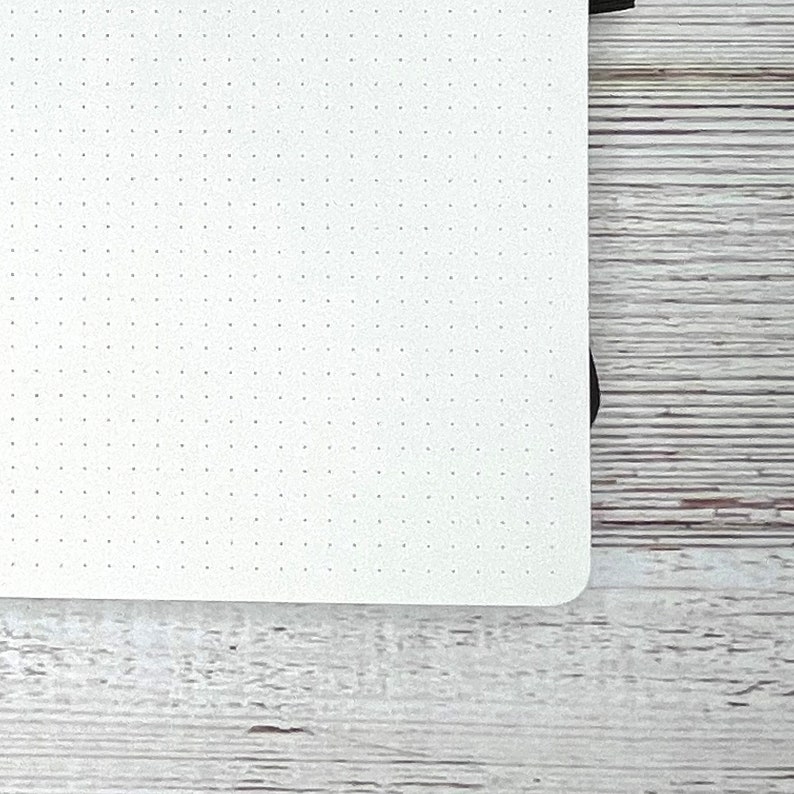 Paper Plane Black B5 Dot Grid Notebook - Etsy