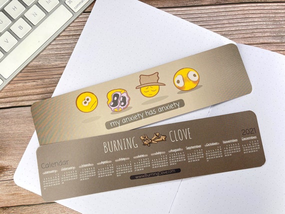 Emo-jis Bookmark / 2 X 8 | Etsy