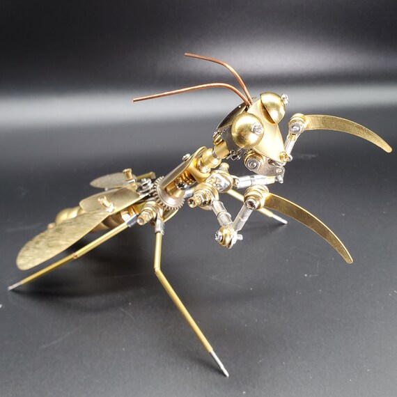 Mechanical Praying Mantis Steampunk Metal Handmade Finished - Etsy