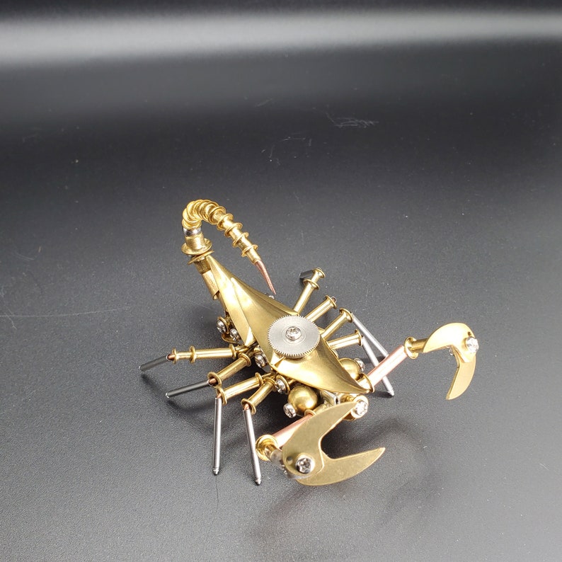 Mechanical Scorpion Steampunk Metal Handmade Finished Model Decor ...