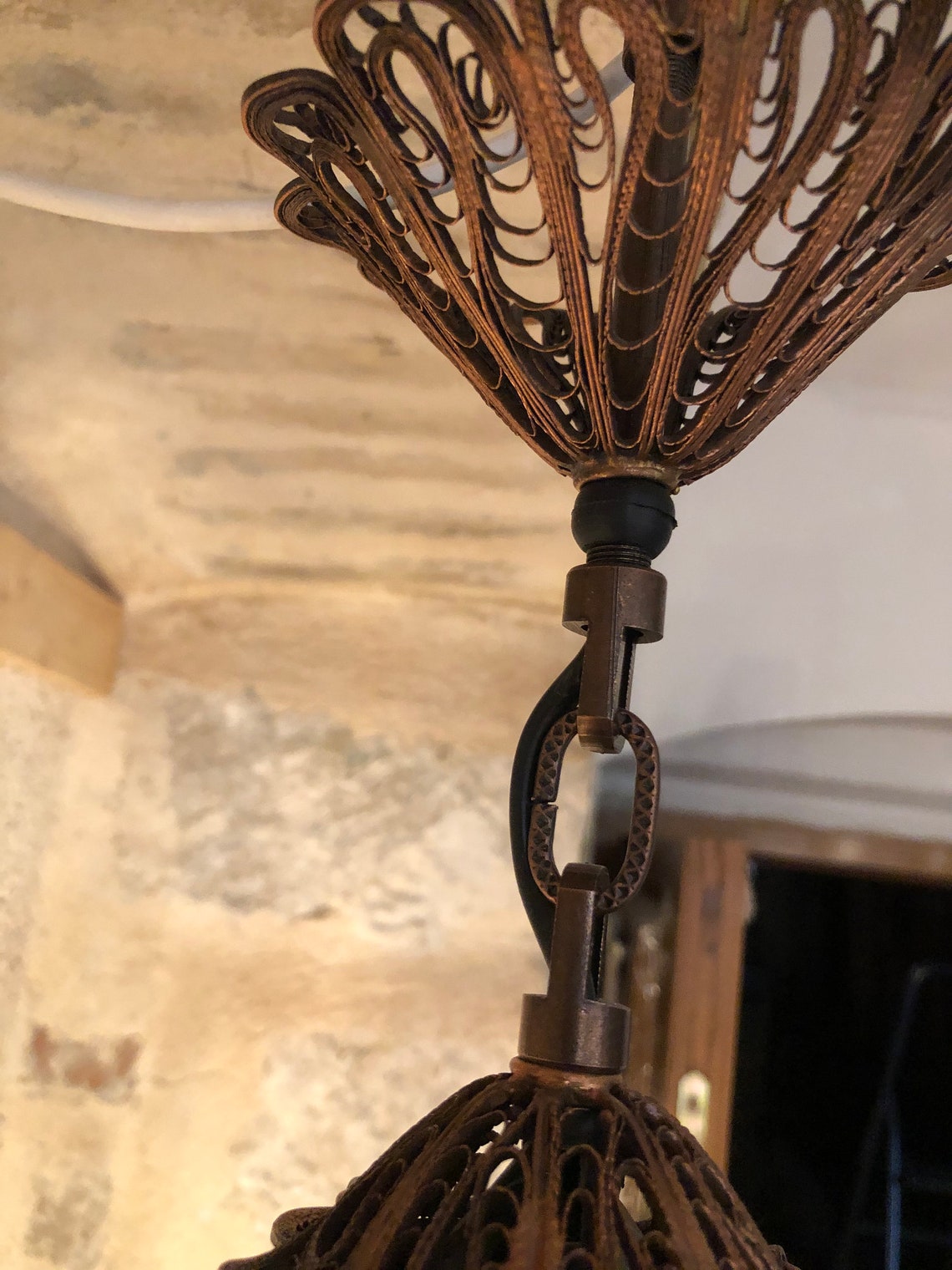 Filigree Hanging 5 Pieces Lamp - Etsy