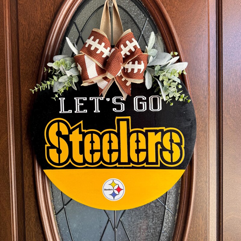 Steelers Wood Sign - Etsy