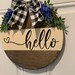 Front Door Sign Hello Door Sign Hello Wooden Sign Hello | Etsy