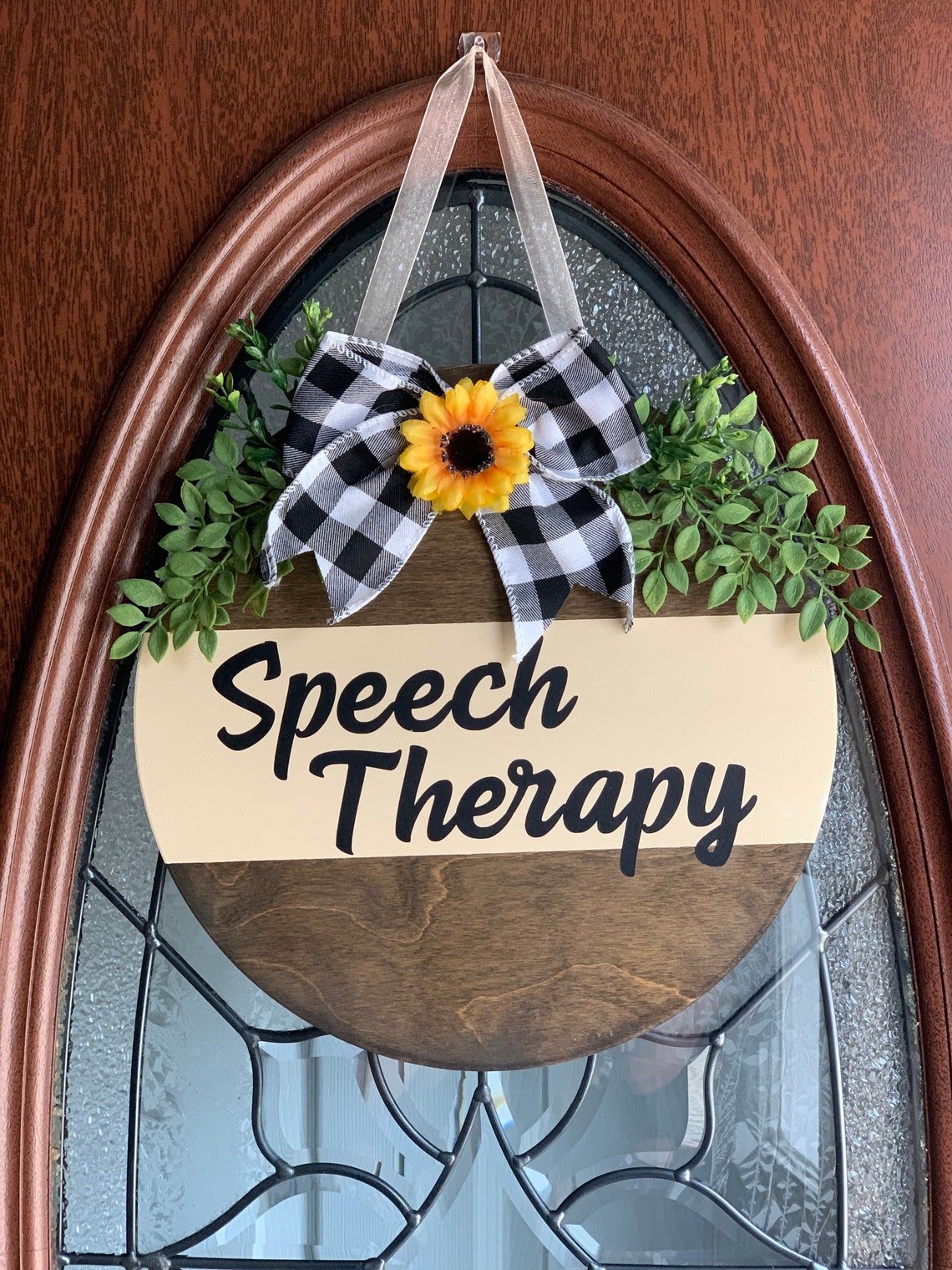 Office Door Hanger Office Wreath Workplace Wreath Workplace - Etsy