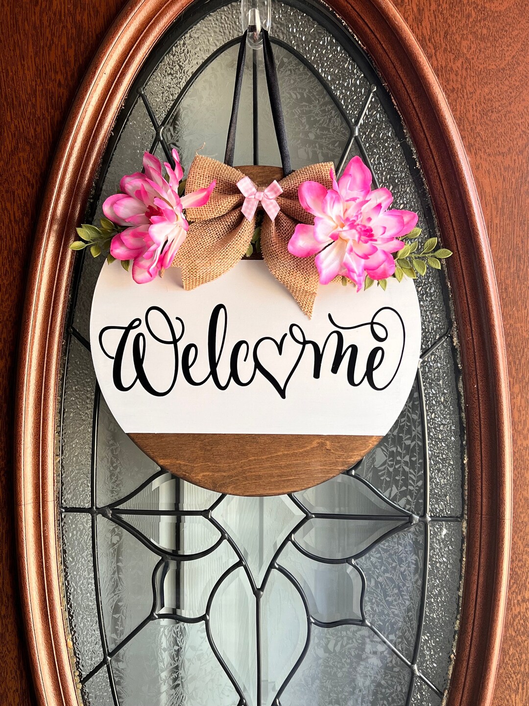 Spring Welcome Sign Welcome Sign Welcome Wreath Welcome Spring Sign ...