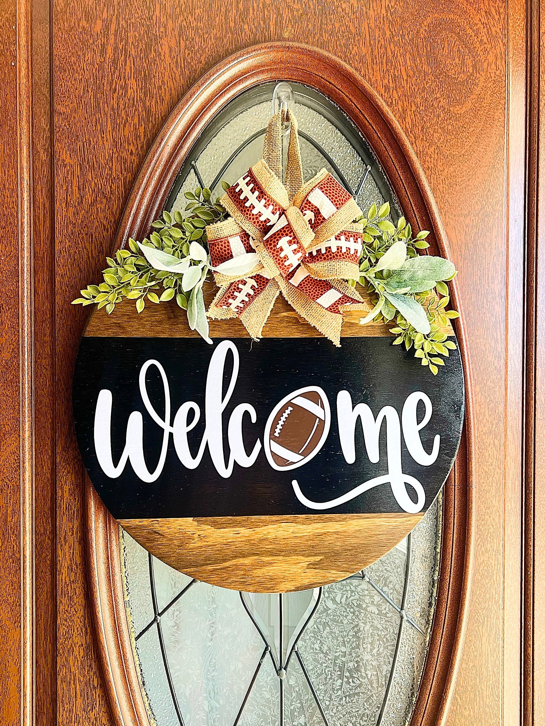 Football Door Hanger | Welcome Football Doorhanger | Welcome Football ...