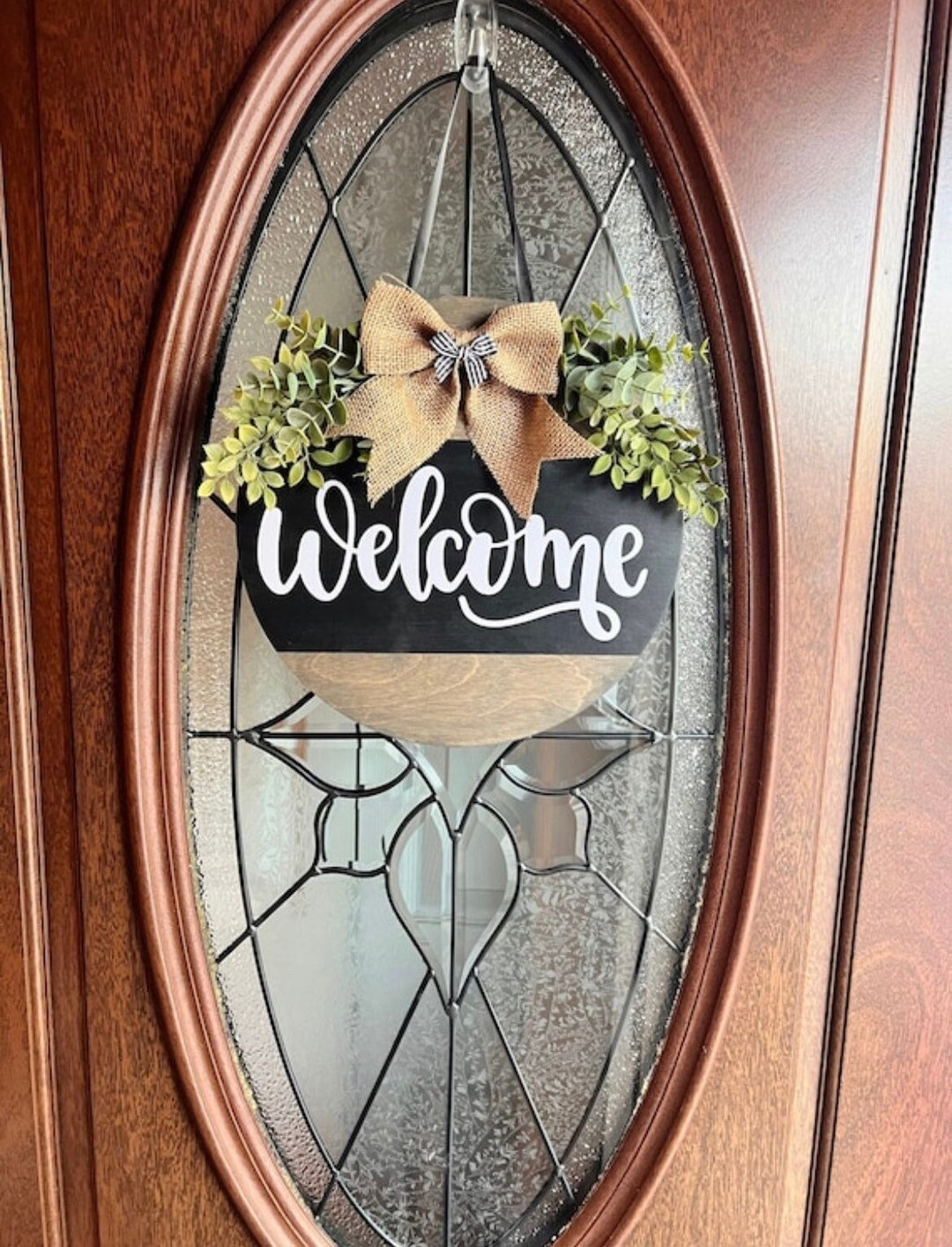 Welcome Sign Welcome Door Hanger Welcome Front Porch Sign Farmhouse ...